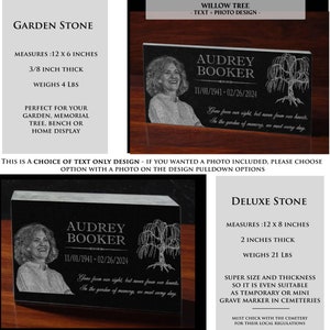 Personalized Memorial Stone for Loved Ones | Grave Marker, Burial ...