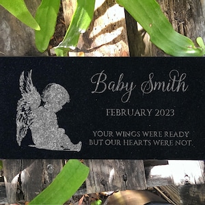 Personalized Baby Memorial Stone Garden Yard Indoor Outdoor - Etsy