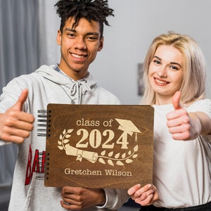 2025 Graduation Party Guest Book Personalized Photo Album Scrapbook ...