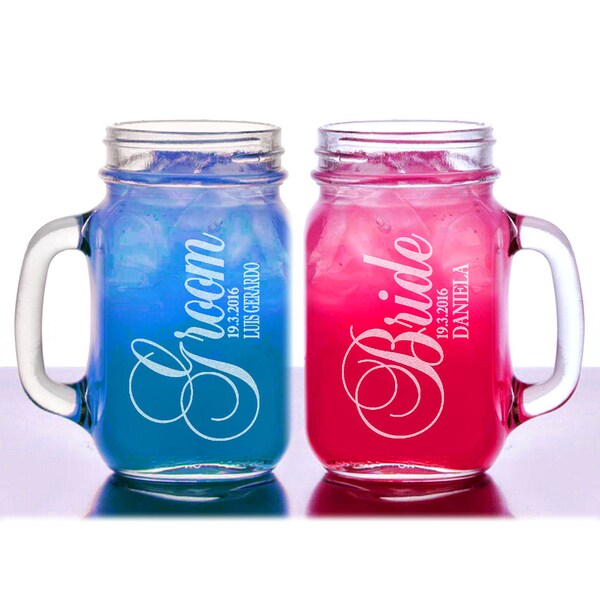 Personalized Mason Jars - Etsy