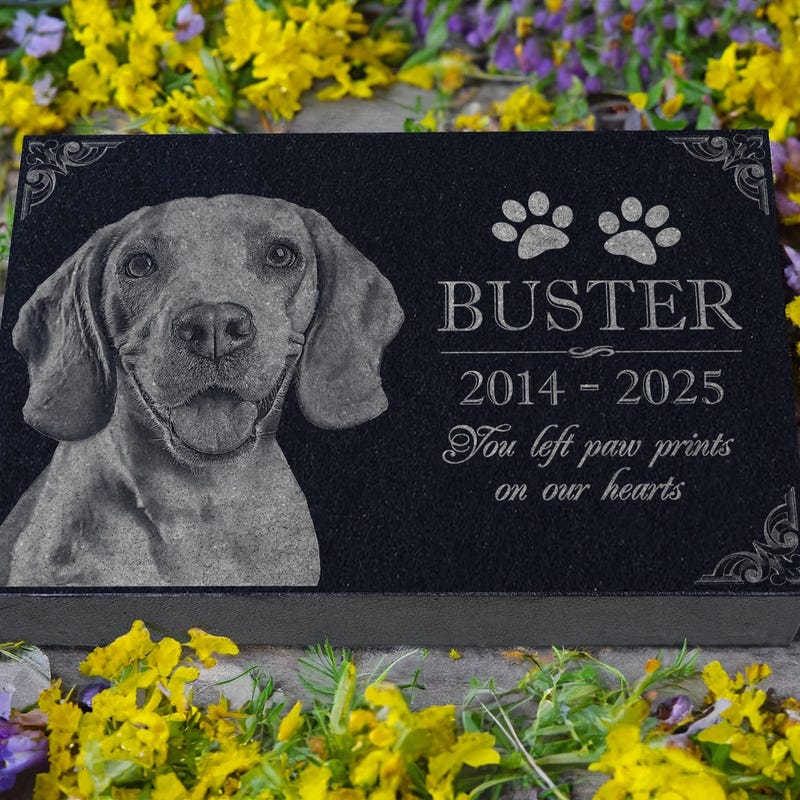 Plaque Memorial Dog - Etsy