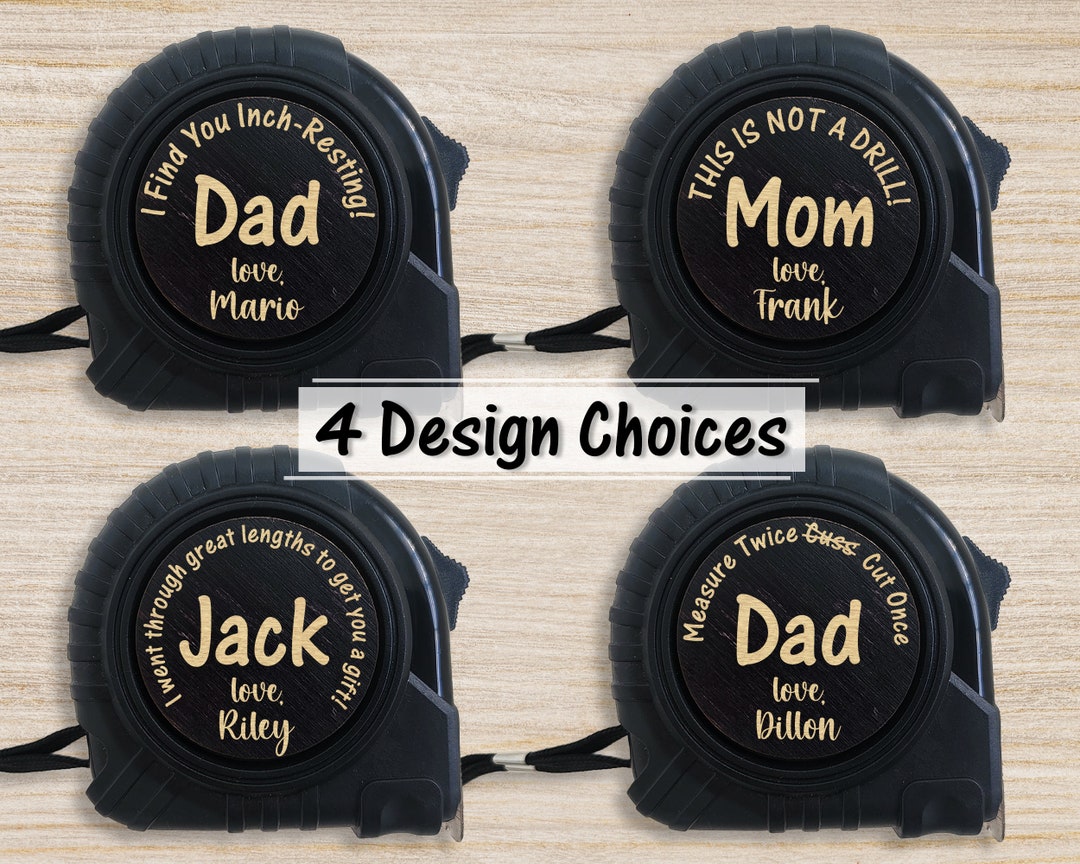Measuring Tape 25' Personalized - 4 Quotes - Funny Gifts for Men Women ...