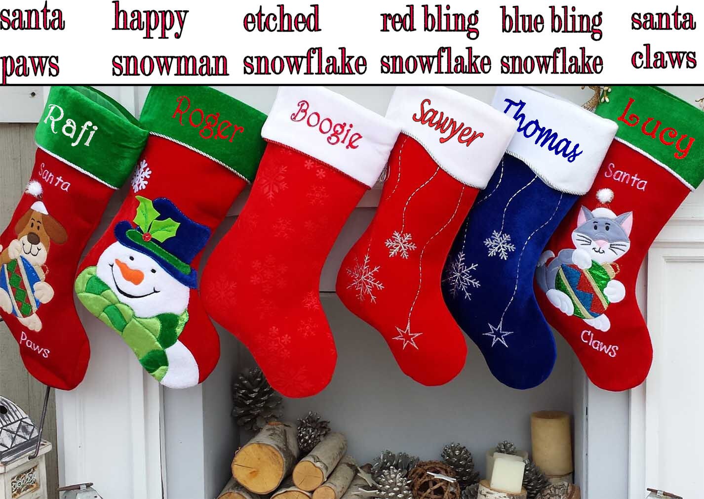 Fishing Christmas Stocking - Personalized - Etsy