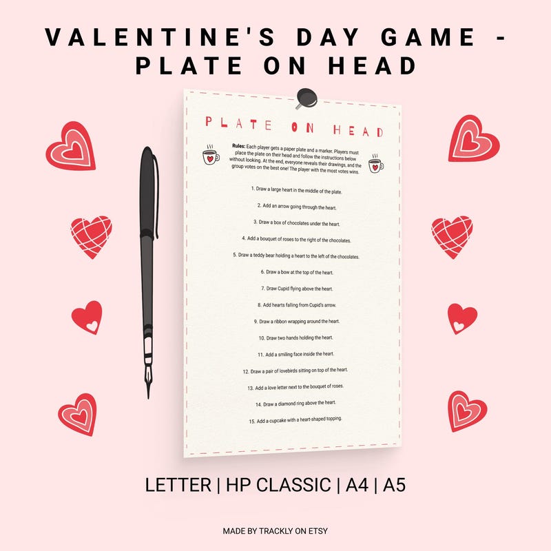 Valentines Day Plates - Etsy