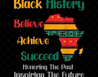 Honoring the Past Inspiring the Future Png, Black History Month Png ...