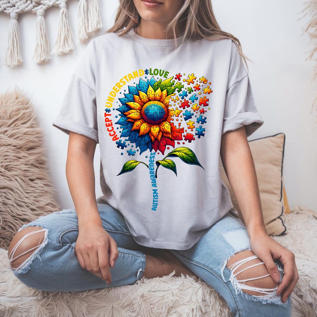 Autism Sunflower PNG, Autism Png, Autism Awareness Png, Autism ...