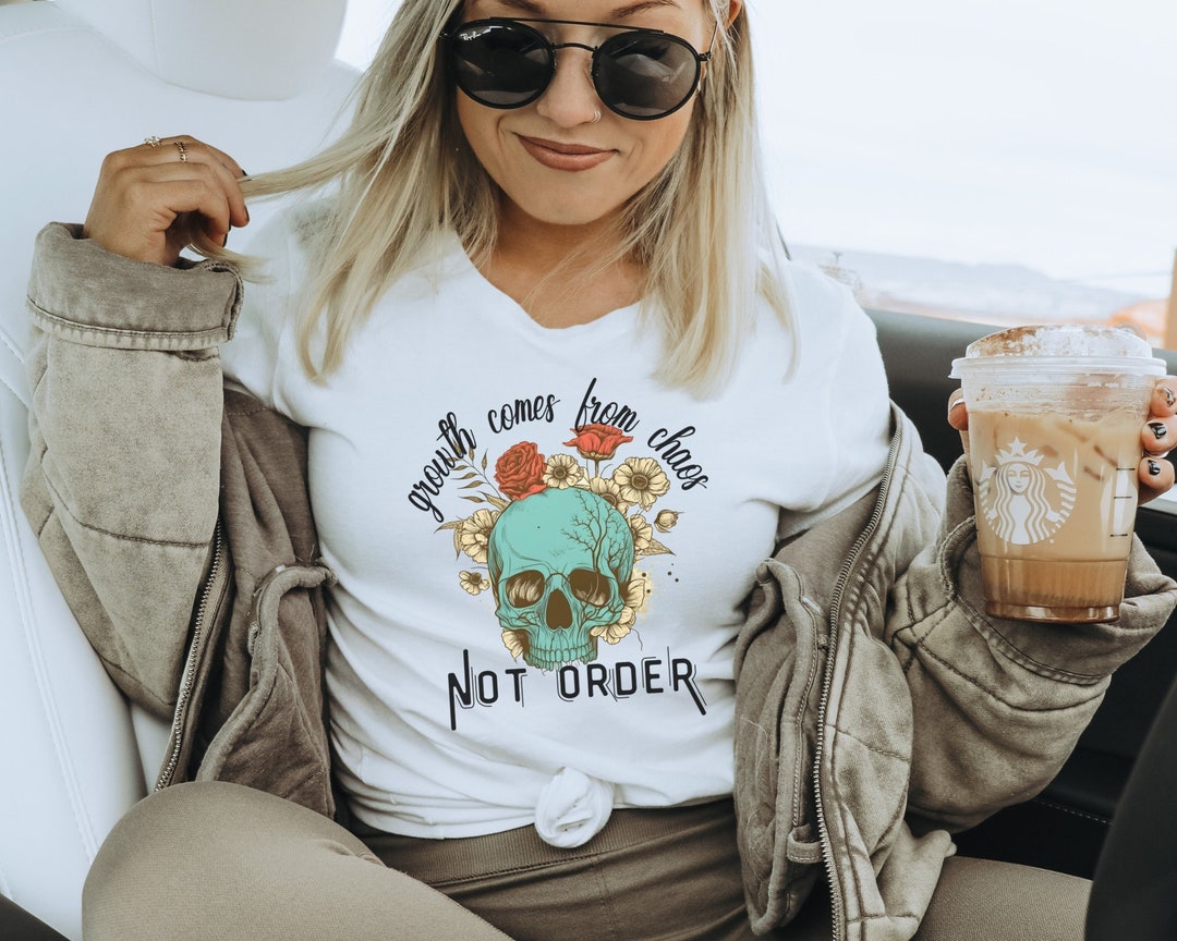 Growth Shirt,inspirational Shirt,positive Message Shirt,goth Shirt ...