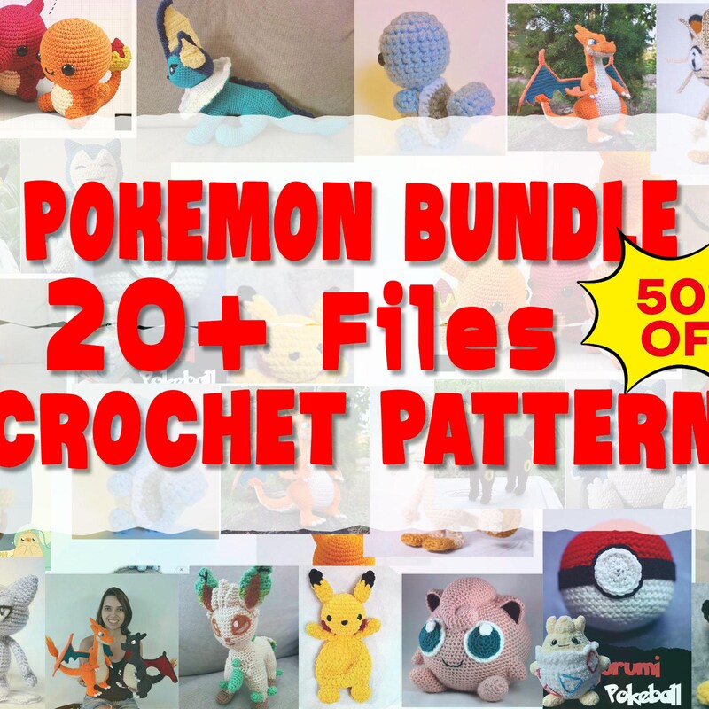 Crochet Pikachu Pattern - Etsy