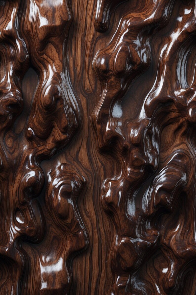 Glossy Dark Wood Texture Bundle Abstract Chocolate Grain Backgrounds ...