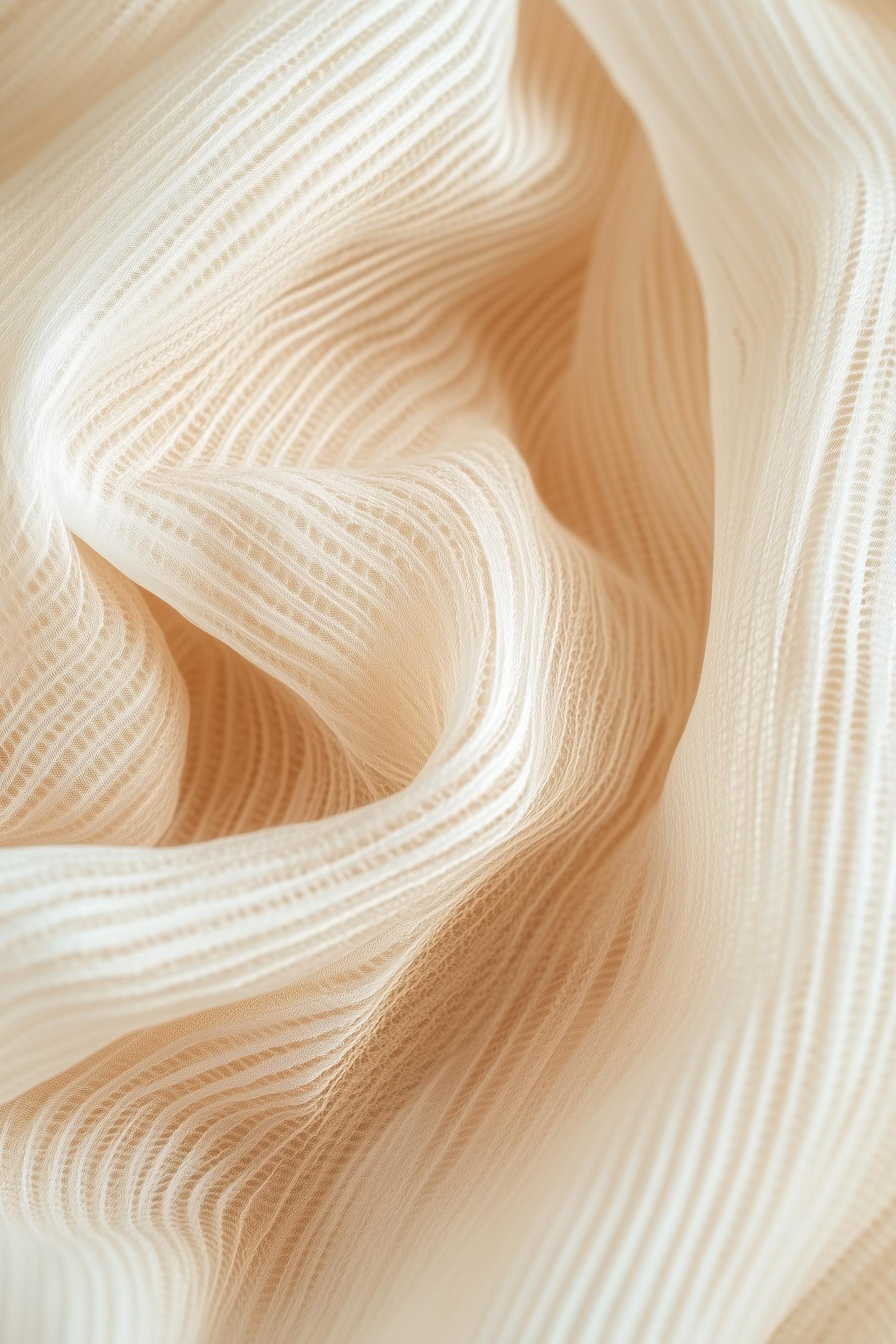 Macro Textures of Fabrics Collection – Close-up Shots of Tulle, Satin ...
