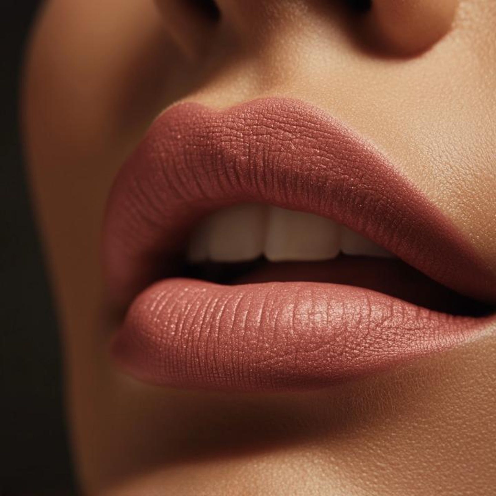 Lip Photo, Macro Shot, Lips on Light Skin, Lips on Dark Skin, Different ...