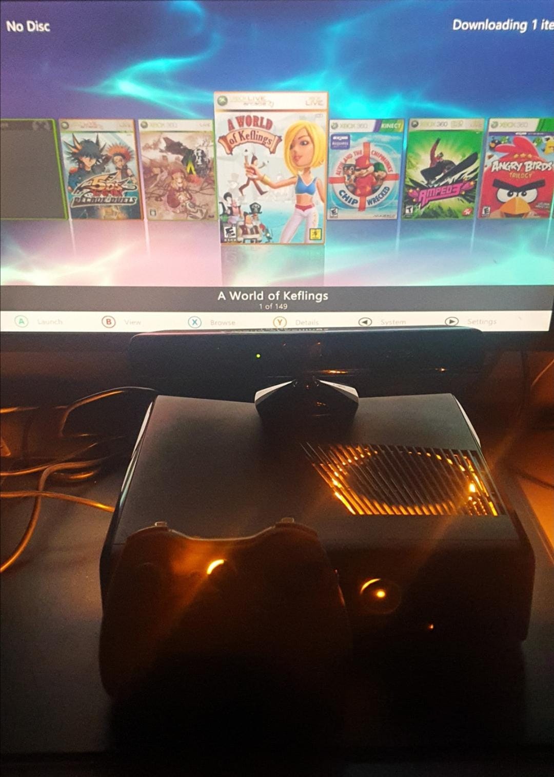 Modded Xbox360 Rgh3trinity 500gb Yellow LED Console With Modded ...