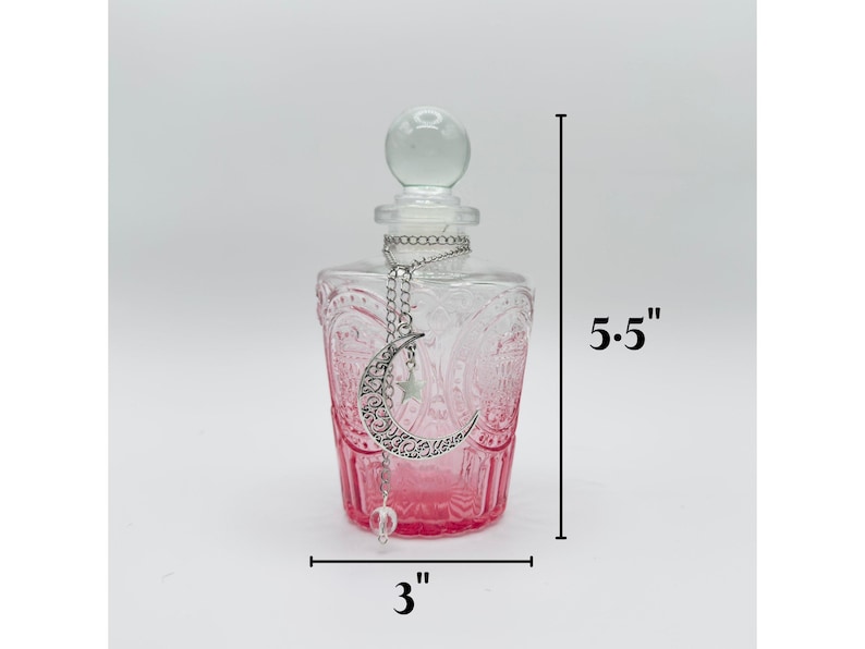Colored Glass Moon Water Decanter Ritual Kit & With Quartz and *free ...