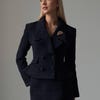 Modest Formal Suit,satin Suit,blazer and Pant Women Suit,dried Rose ...