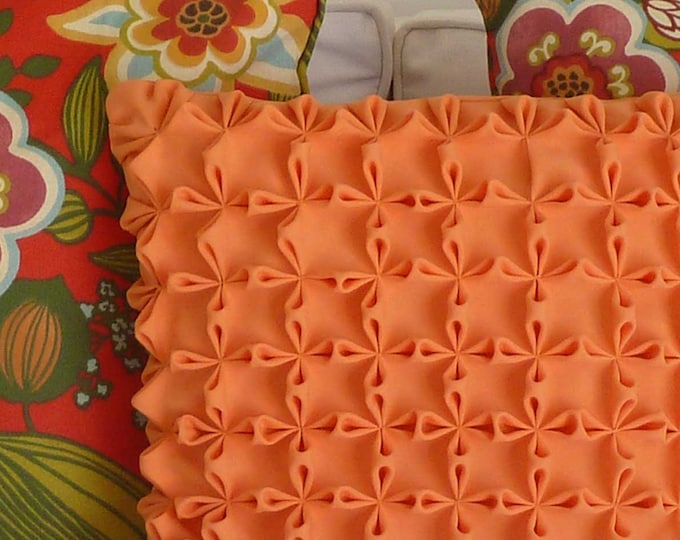 Smock Pillow Sewing Pattern PDF - Decorative Sewing Smocked Round ...