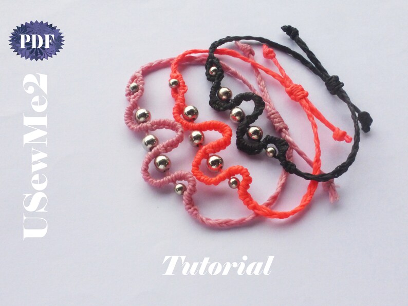 Macrame Bracelet Tutorial - Snake Bracelet Micro Macrame Jewelty ...