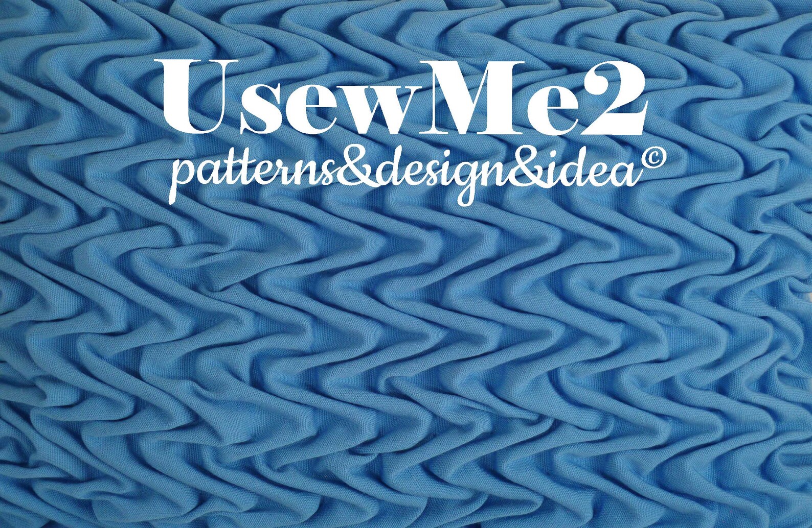 Smocked Pillow Sew Pattern Waves Rectangle Hand Sew Cushion PHOTO ...