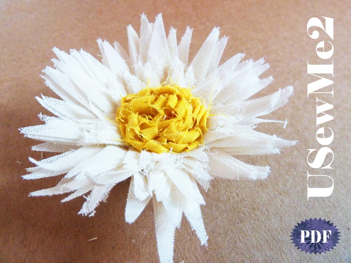 BUNDLE 2 Fabric Flower Tutorials - 5 Flower Sewing Pattern Photo ...