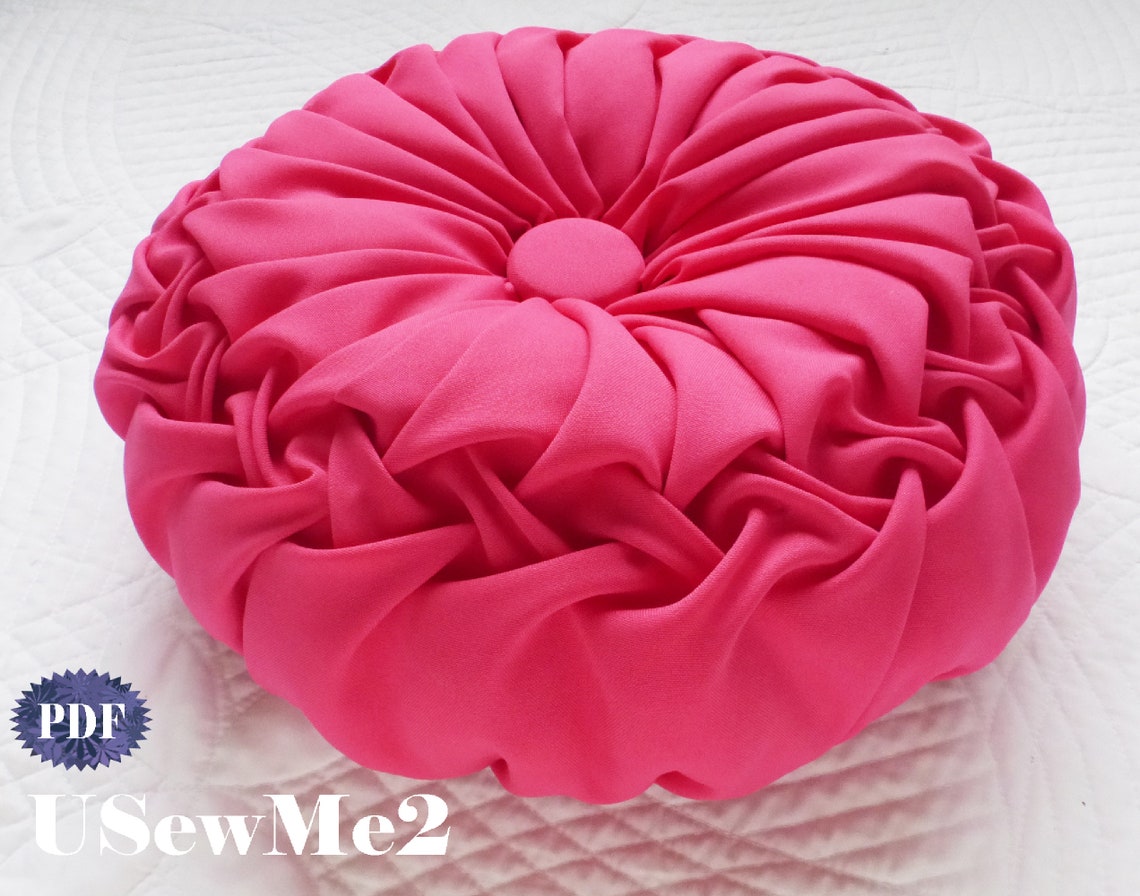 Smock Pillow Sewing Pattern YES Tutorial Decorative Sewing Smocked ...