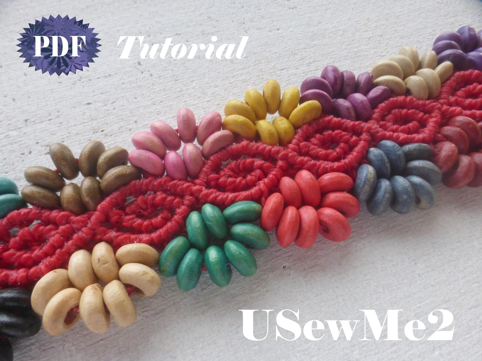 Micro Macrame Bracelet Tutorial - Indah Bracelet Macrame Jewelty - Beaded Bracelet Double Half ...