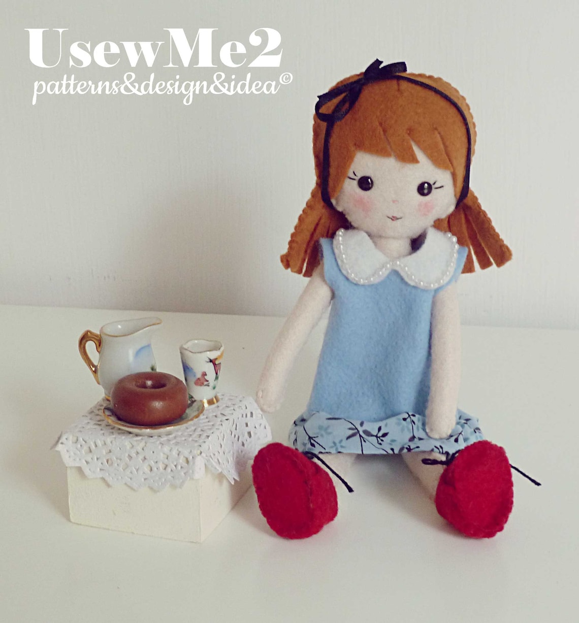 Doll Felt Pattern Vintage Girl Sewing Pattern Pdf Felt - Etsy