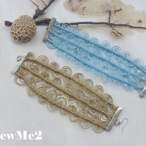 Macrame Bracelet Tutorial - Flow Cuff Bracelet Micro Macrame Jewelty Pattern - Friendship ...