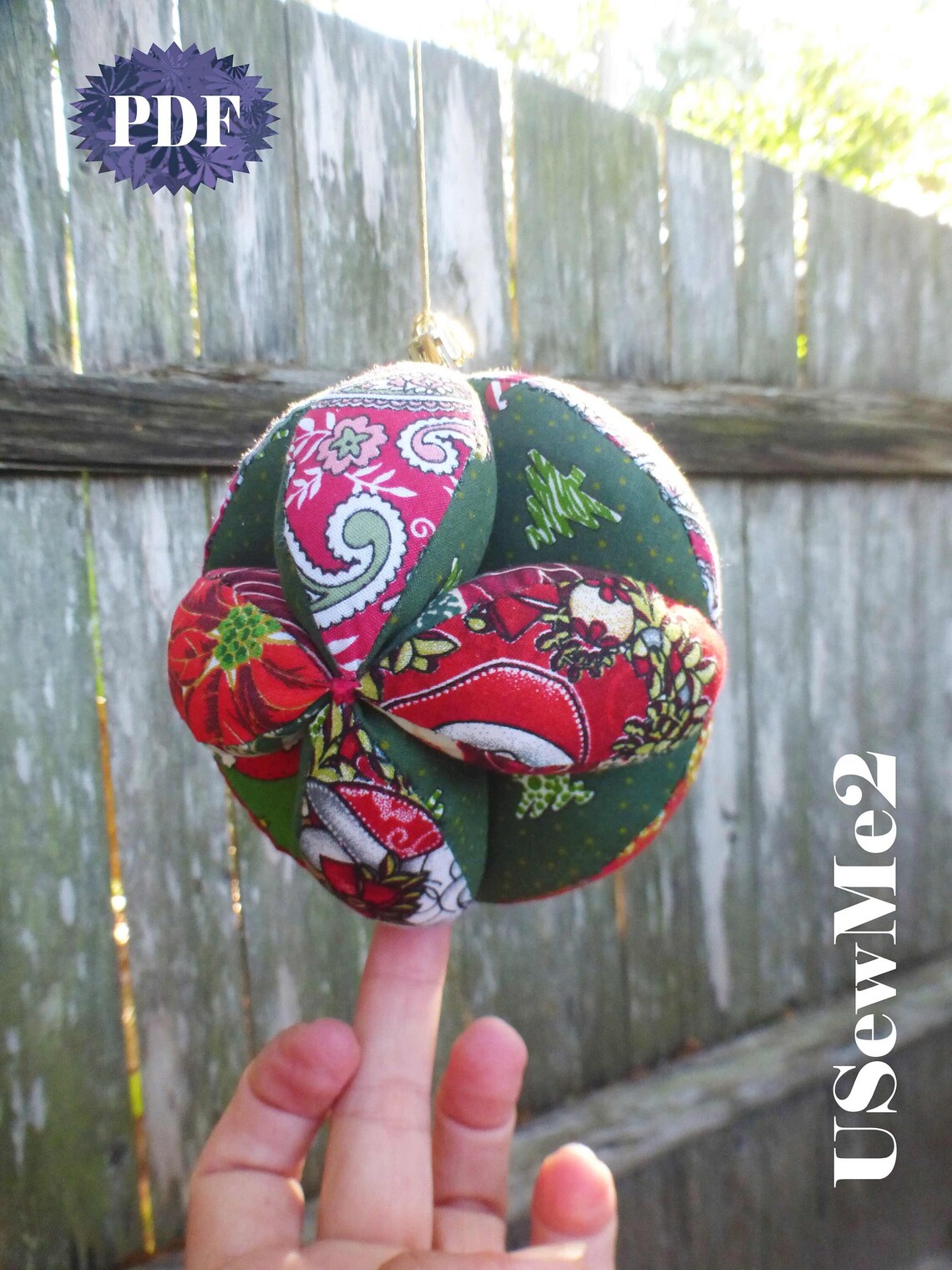 Puzzle Ball Pattern - Any SIZE Sew Fabric Tutorial - Fabric Ball Toy ...