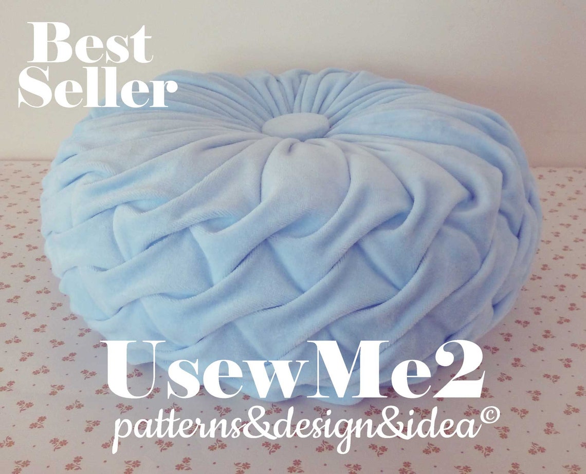 Smock Pillow Sewing Pattern PDF Decorative Sewing Smocked - Etsy