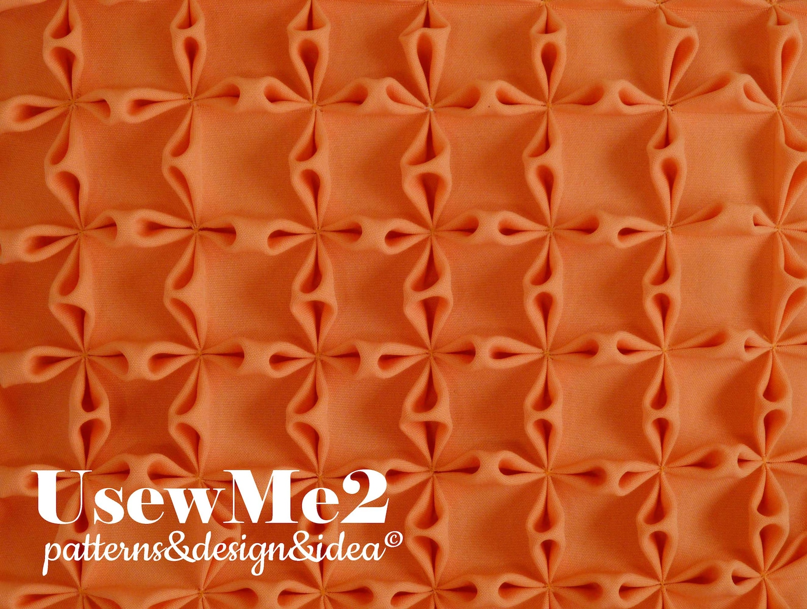 Smocked Pillow Pattern - Flower Fabric Manipulation Cushion Canadian ...