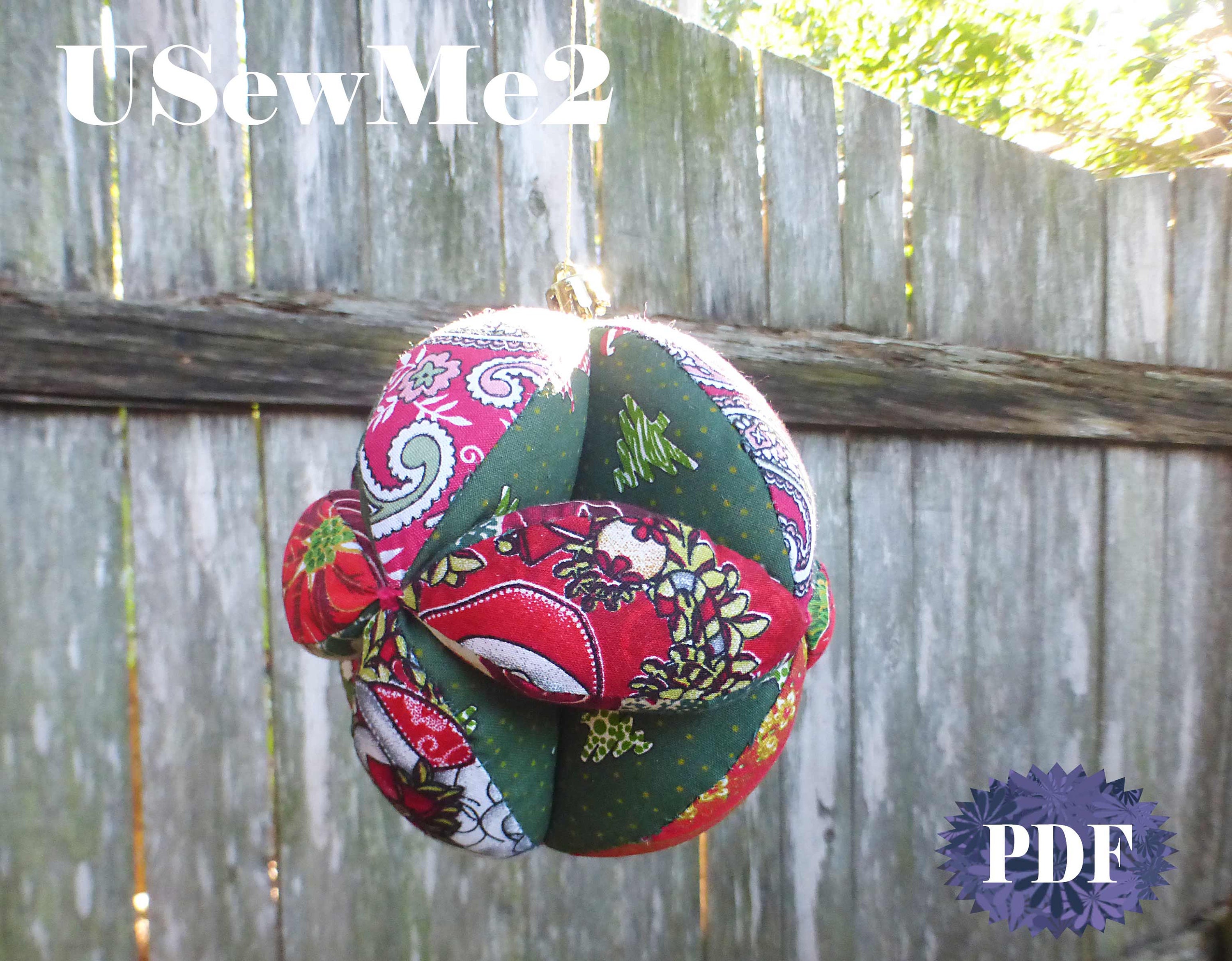 Puzzle Ball Pattern Any SIZE Sew Fabric Tutorial Fabric Ball Toy Sew ...