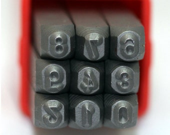 Metal Number Punch Set - Etsy