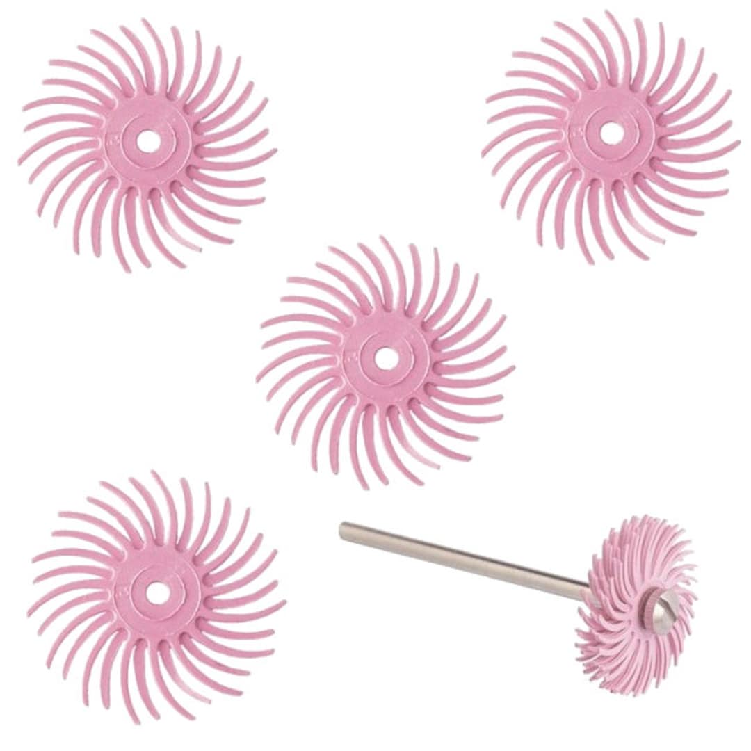 BIJ-856, 4 Purple Habras 19mm Radial Polishing Discs VERY FINE Pumice ...