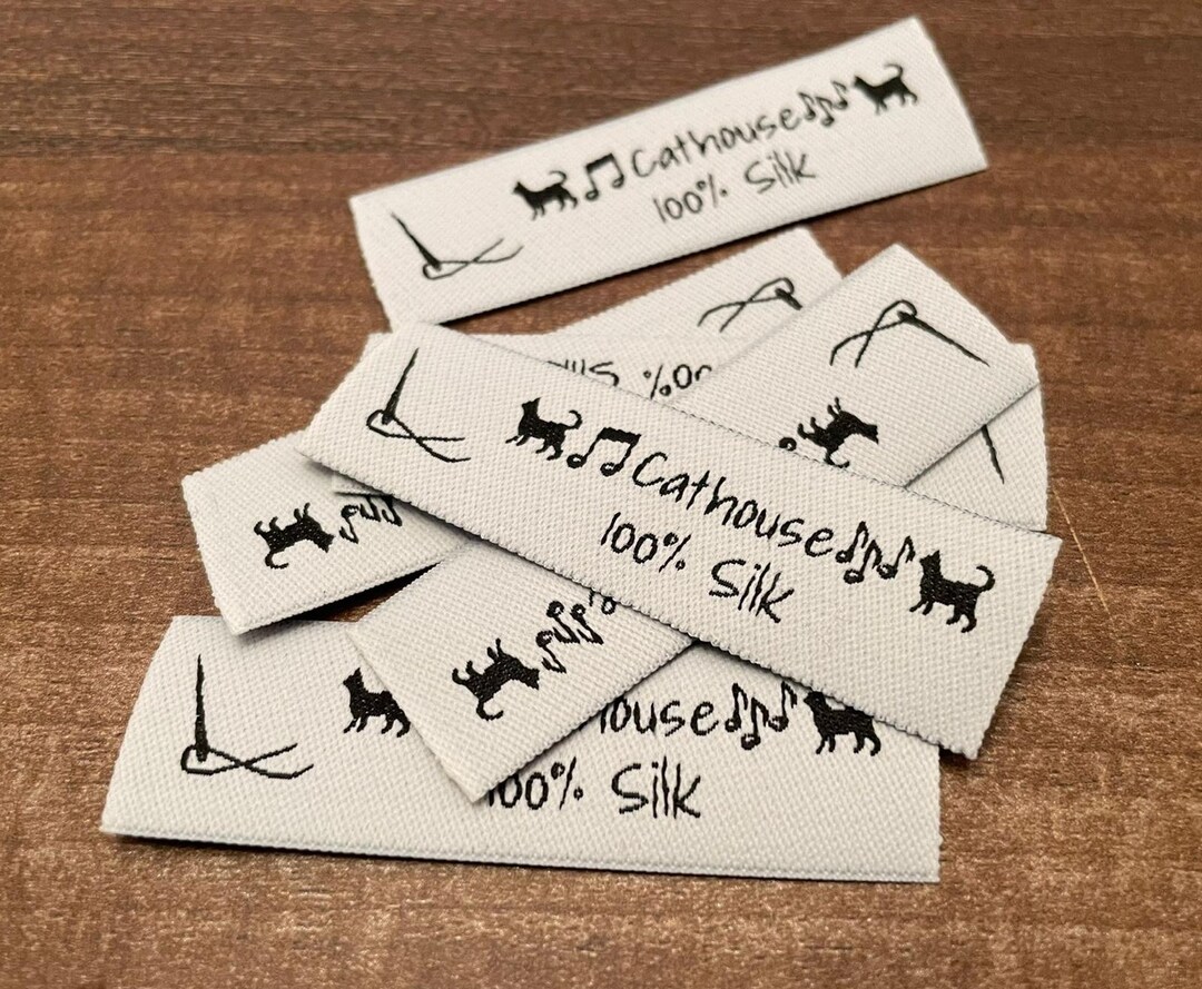 Personalised Woven Damask Labels - Etsy