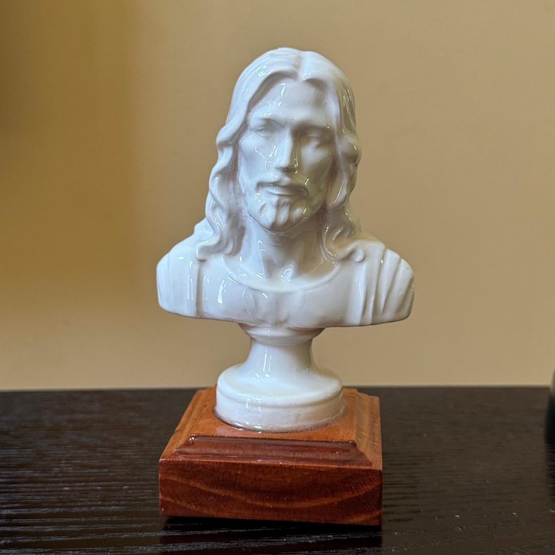 Jesus Christ Bust Head Sculpture Antique Style (5.5 Inches) - Etsy UK