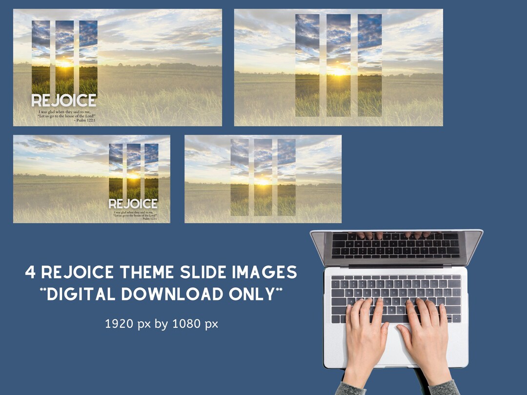 REJOICE Slides for Church | 1920 Px by 1080px | Psalms Bible Verse ...