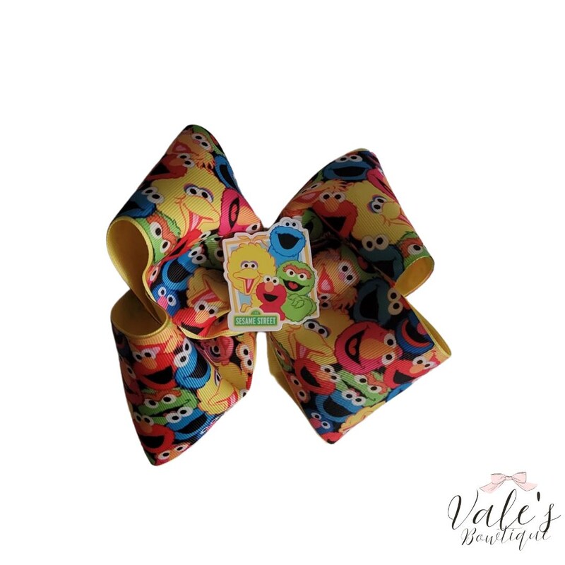 Elmo Hair Bow - Etsy