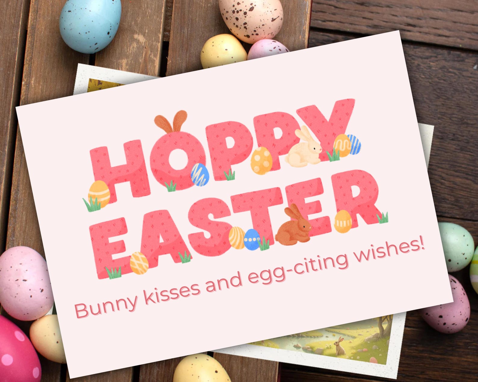 Editable Easter Card Template | Cute Funny Neutral Luxury Printable ...