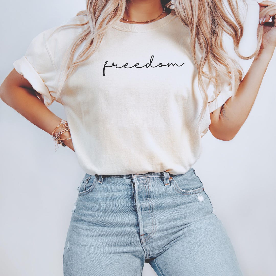 Freedom Graphic Tee, Comfort Colors Shirt - Etsy