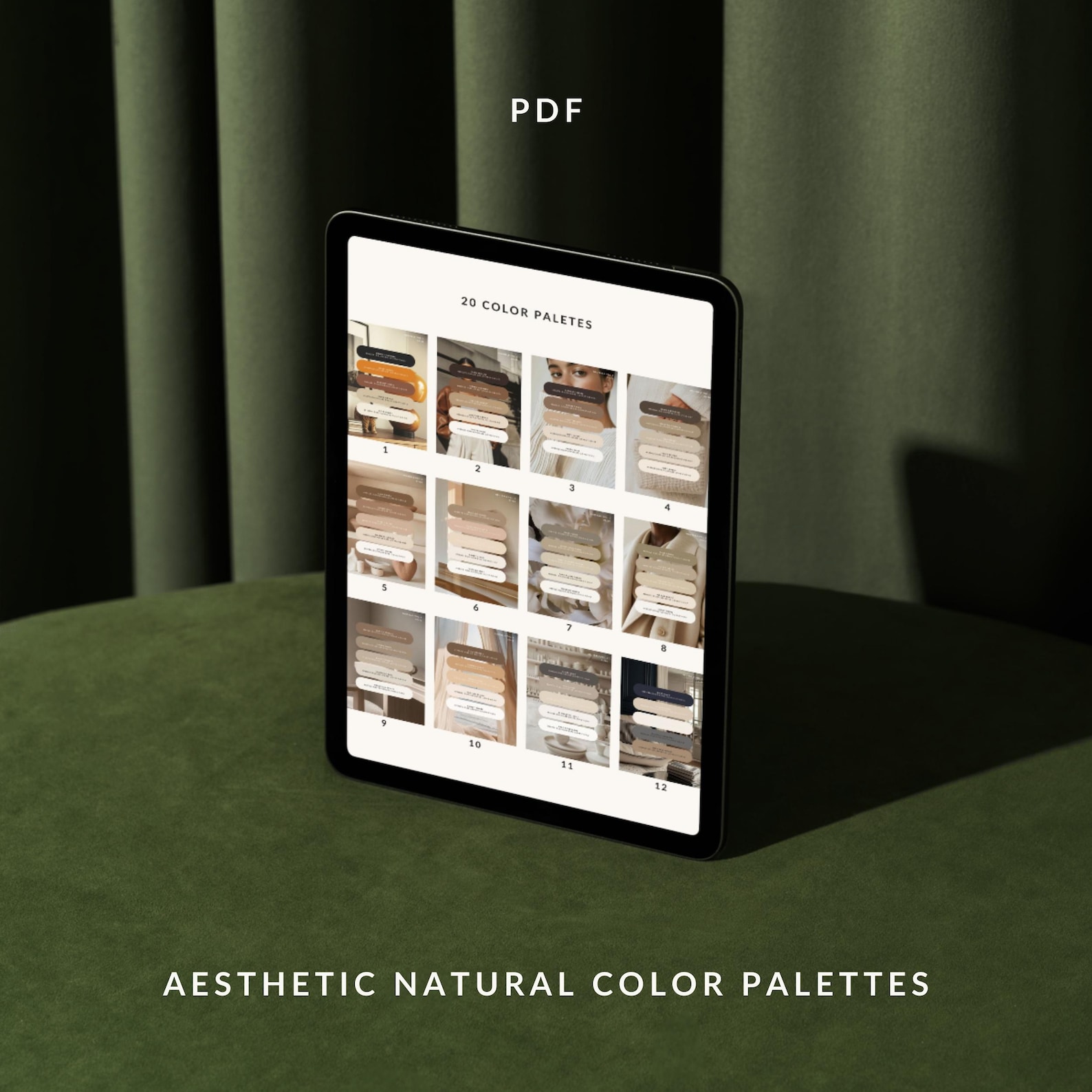 20 Natural Color Palettes – Earthy Tones | PDF Download With Hex, Rgb ...
