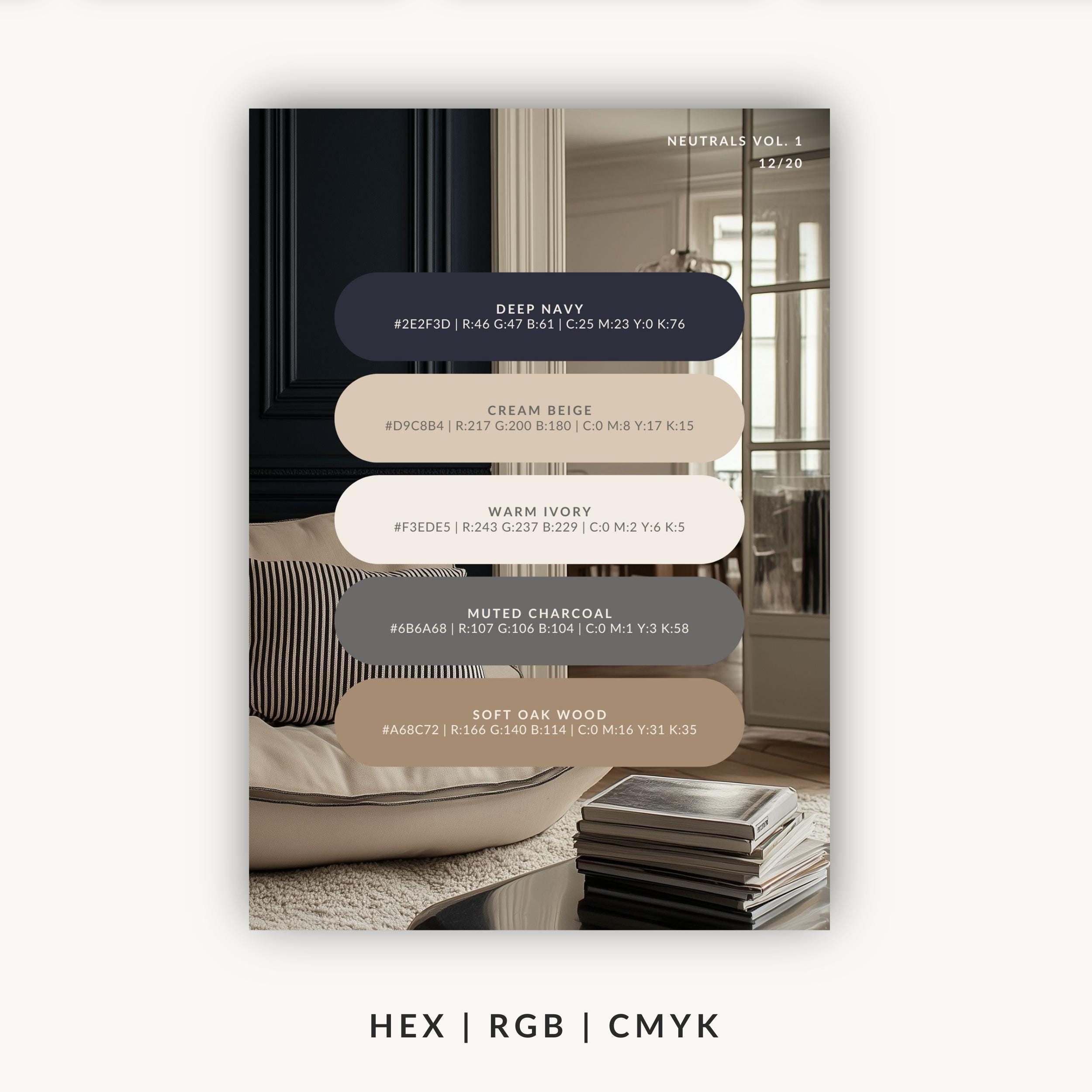20 Natural Color Palettes – Earthy Tones | PDF Download With Hex, Rgb ...