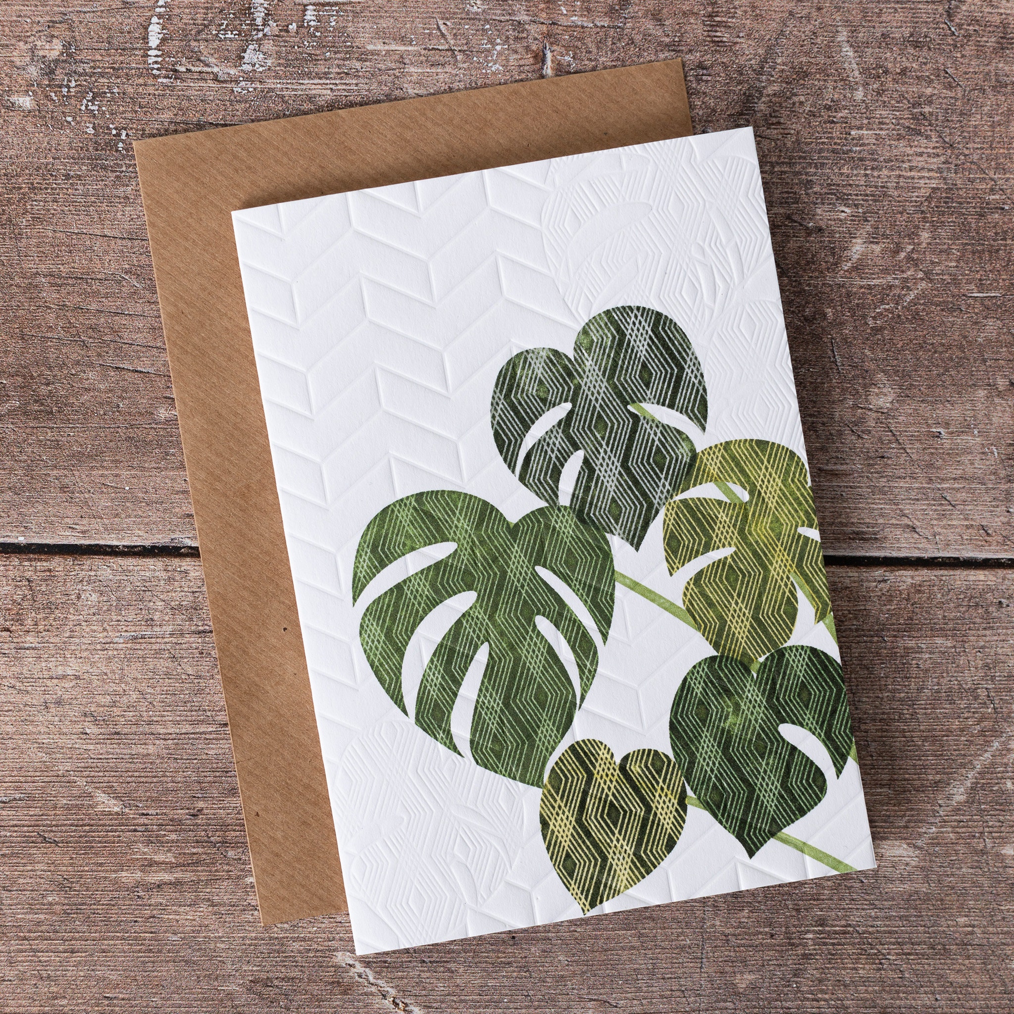 Cheese Plant Card Hand Embossed Birthday Thank You Greeting Card - Etsy