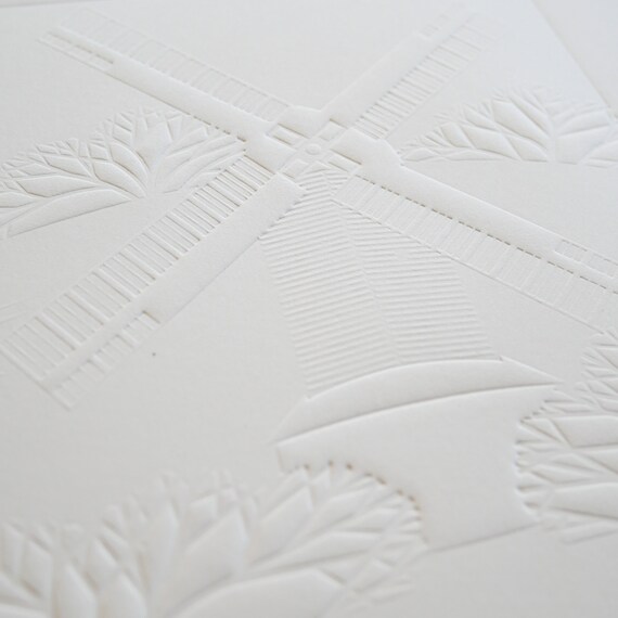 Embossed Fox on the Downs | Etsy