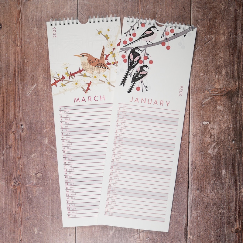 Slim Calendars 2026 - Etsy UK