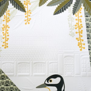 Lino Cut Woodpeckers at Kew Gardens Limited Edition Reduction | Etsy