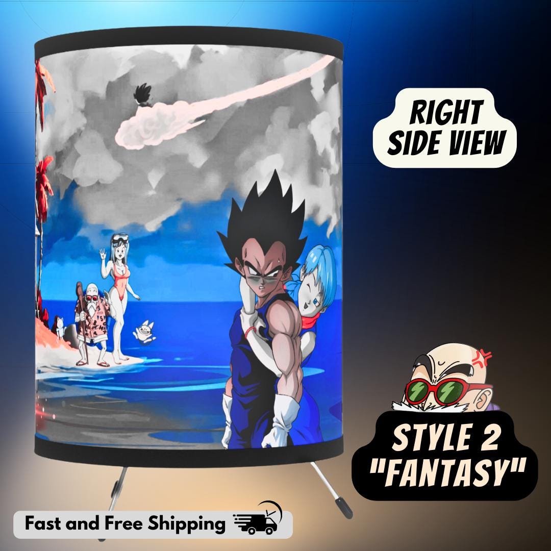 Dragon Ball Z Lamp, Vegeta and Bulma, DBZ, Goku and Chichi, Dragon Ball ...