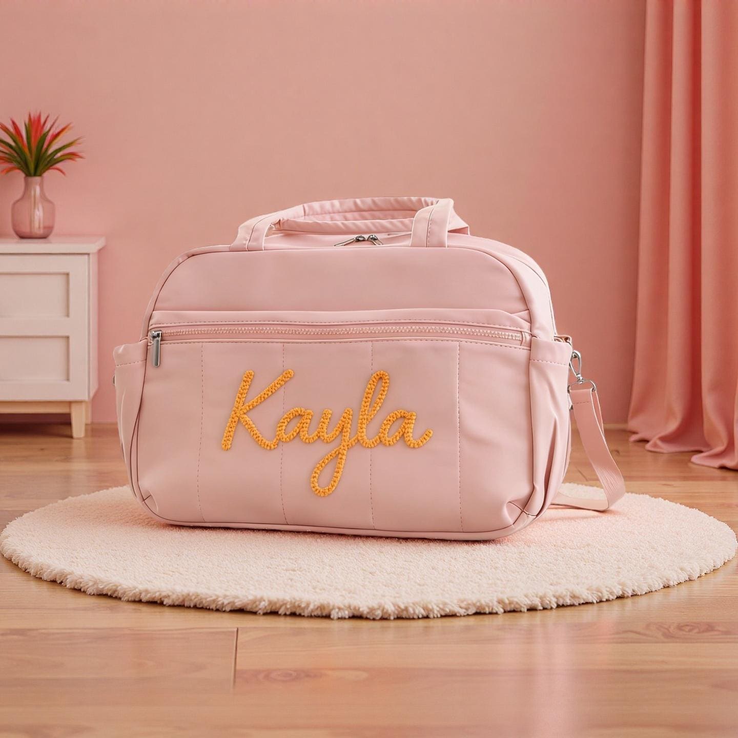 Girls Gymnastics Bag, Ballerina Bags, Kids Personalized Duffle Bag ...