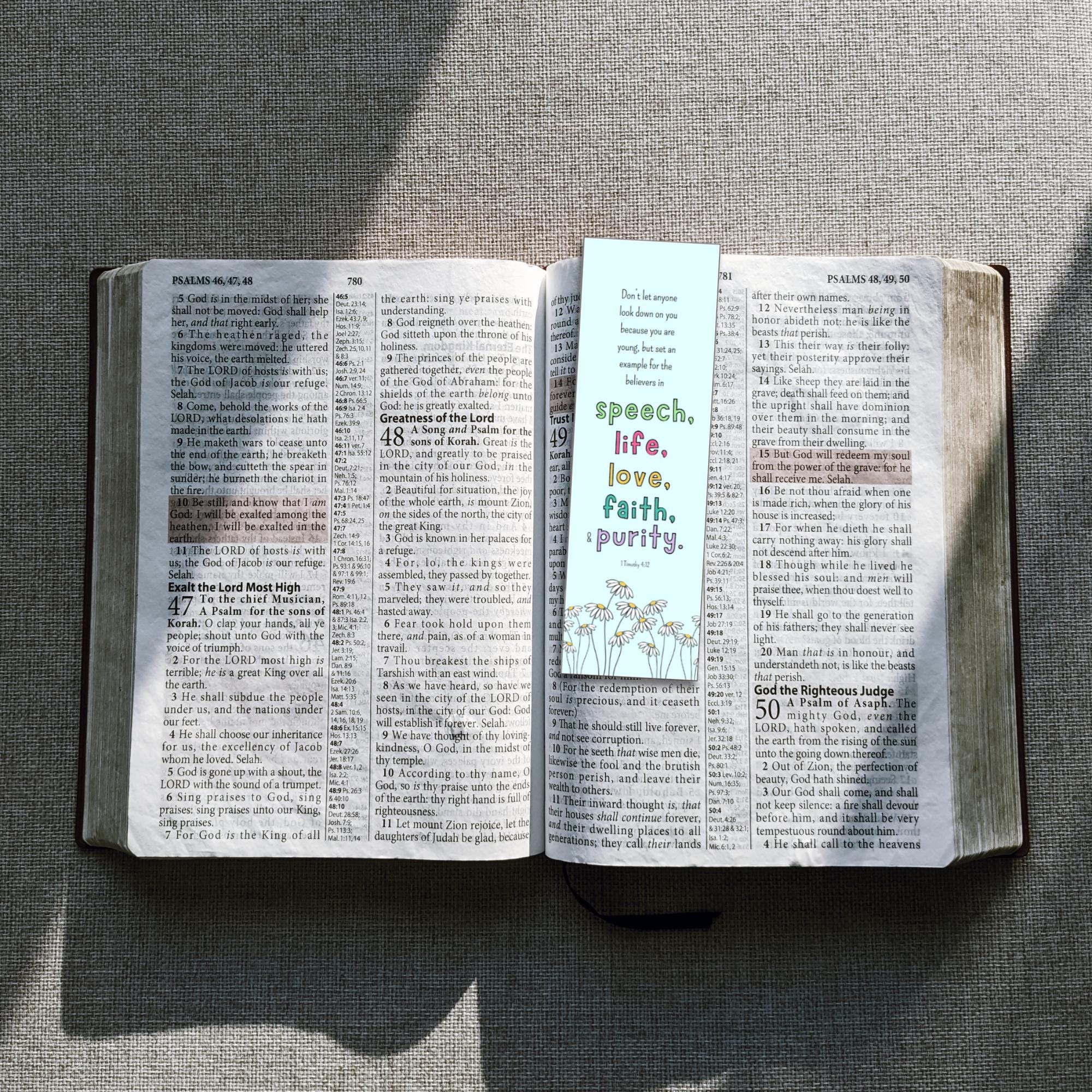 Bible Verse Coloring Bookmarks (set of 4) - Printable - Etsy
