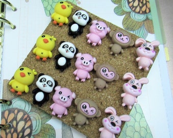 Rabbit Push Pins - Etsy