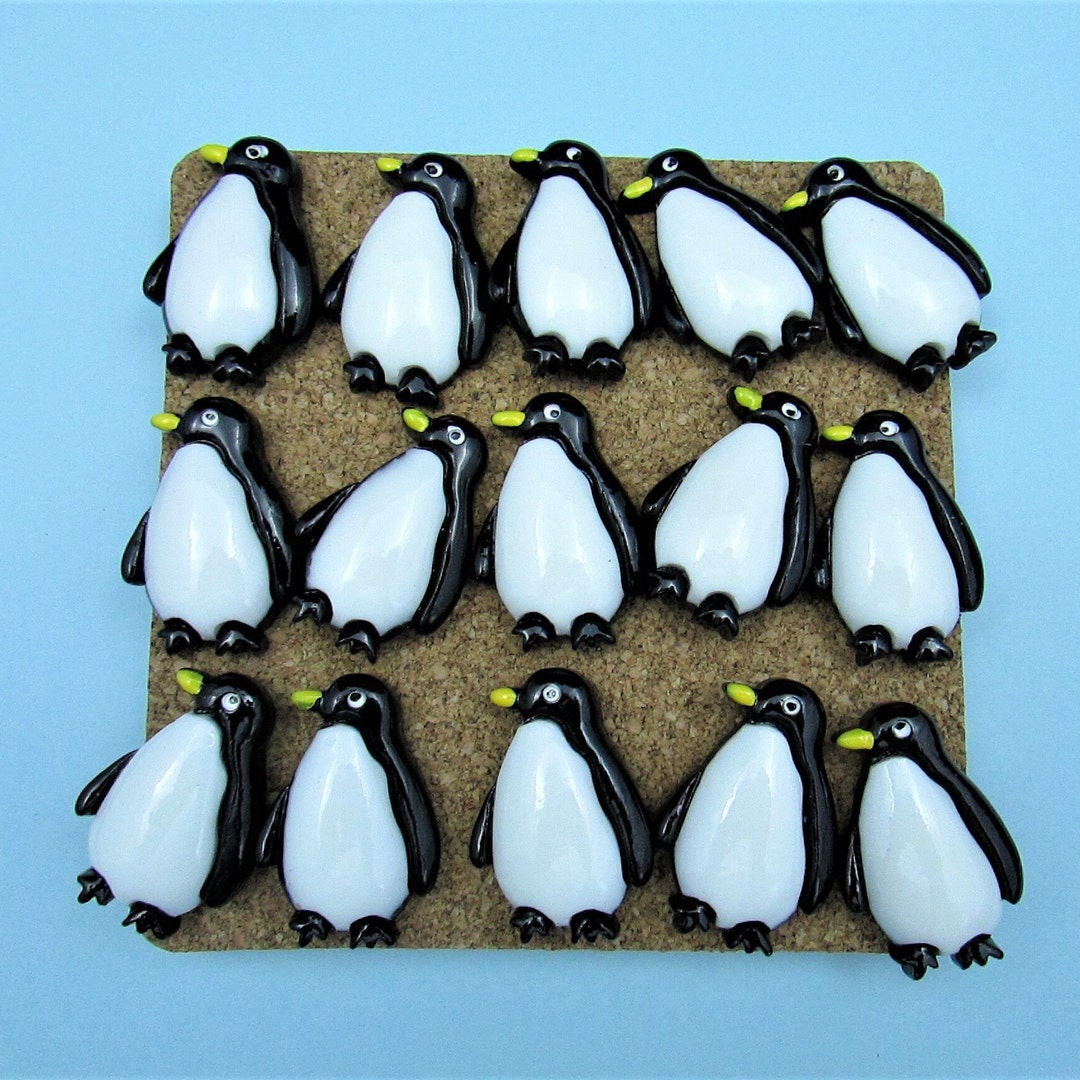 15 Penguin Push Pins Happy Back to School Student Teacher - Etsy
