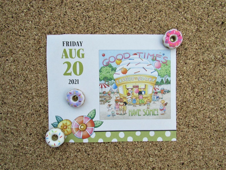 15 Colorful Sprinkle Donuts Push Pins Cute Office Supplies - Etsy